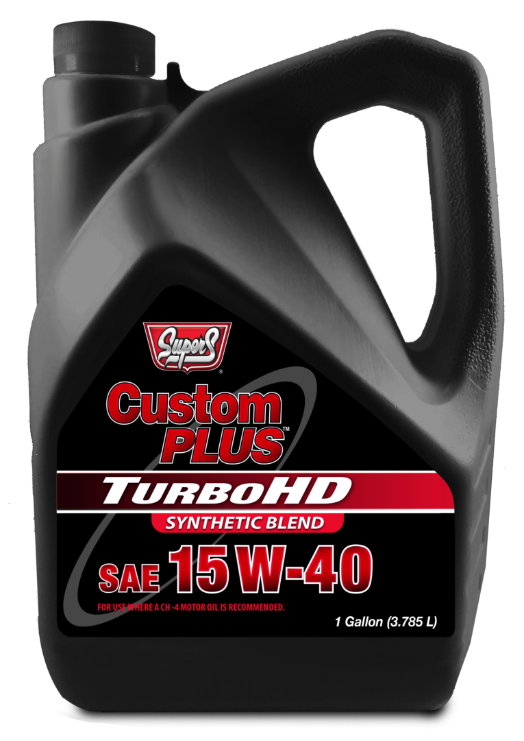 SUPER S CUSTOM PLUS TURBO HD SYNTHETIC BLEND 15W-40 CH4/SG - Smitty’s ...