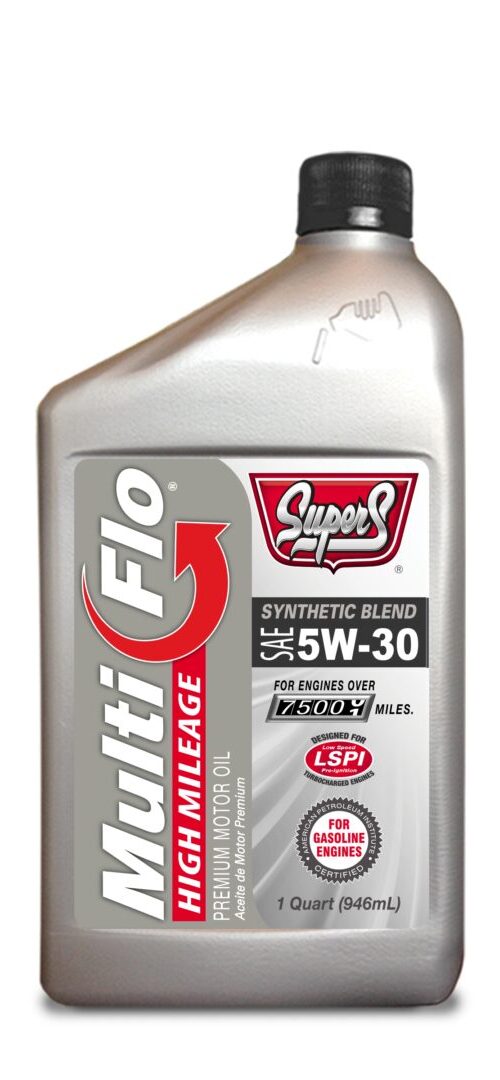 SUPER S MULTI-FLO SYNTHETIC BLEND HIGH MILEAGE SAE 5W-30 SP/GF-6A ...