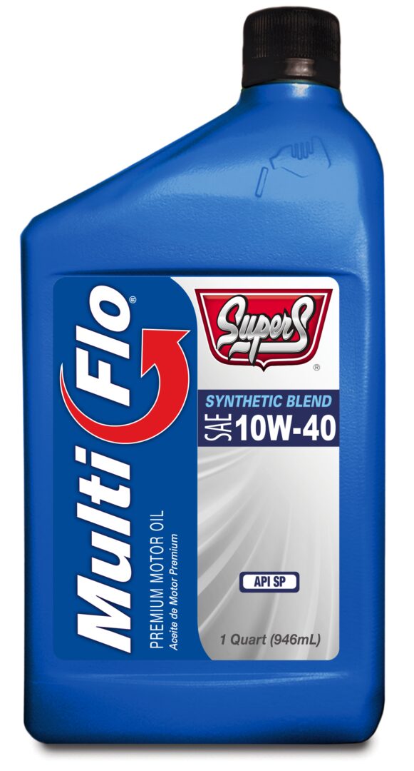 SUPER S MULTI-FLO SYNTHETIC BLEND SAE 10W-40 SP MOTOR OIL - Smitty’s Supply