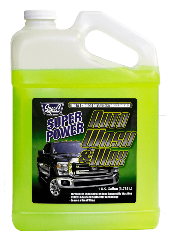 SUPER S SUPER POWER WASH AND WAX - Smitty’s Supply