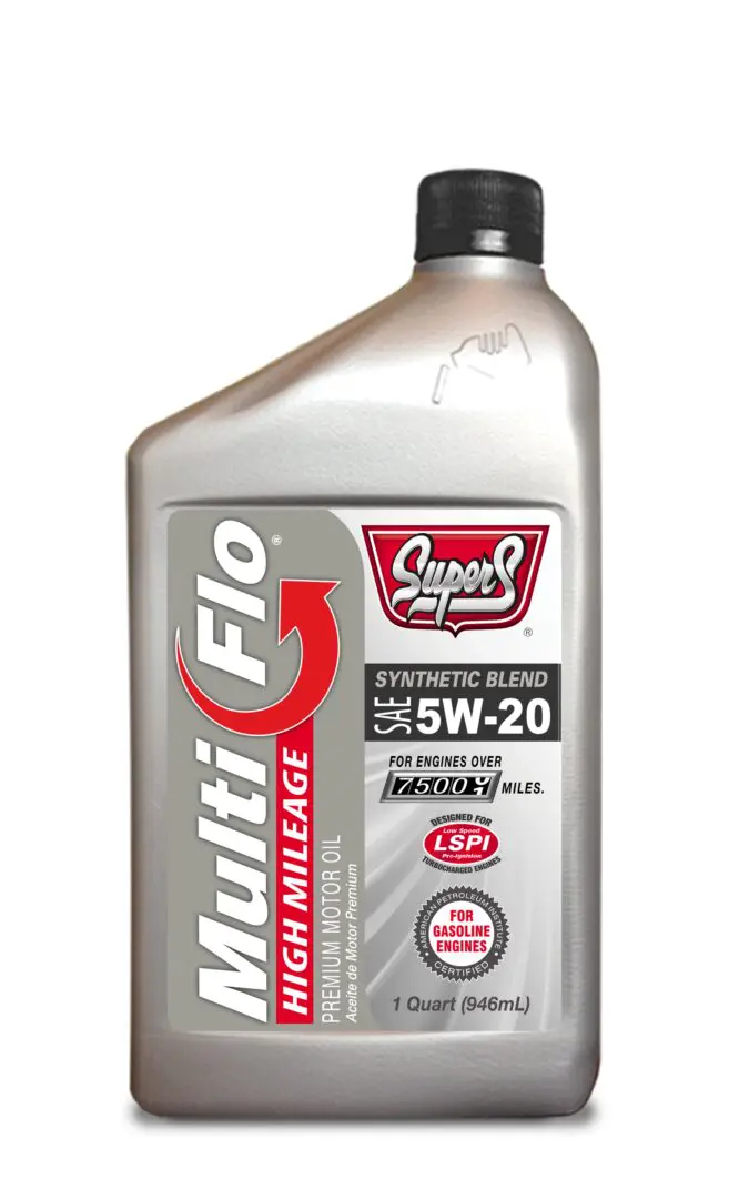 SUPER S MULTI-FLO SYNTHETIC BLEND HIGH MILEAGE SAE 5W-20 SP/GF-6A ...